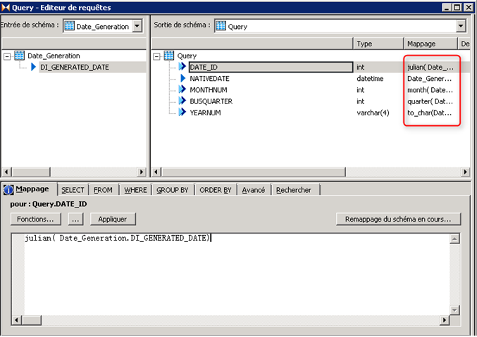 Génération Dune Dimension Date — Timedim Tutoriel Sap Businessobjects